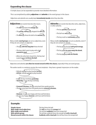 Grammar sentence-structure | PDF