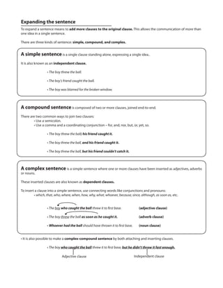 Grammar sentence-structure | PDF