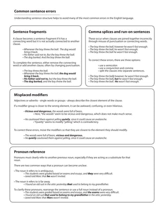 Grammar sentence-structure | PDF