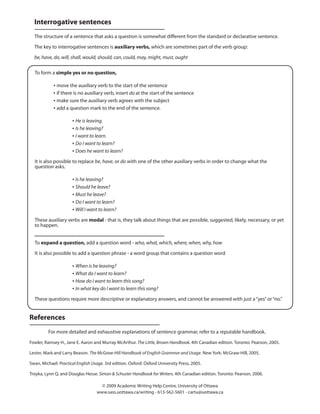 Grammar sentence-structure | PDF
