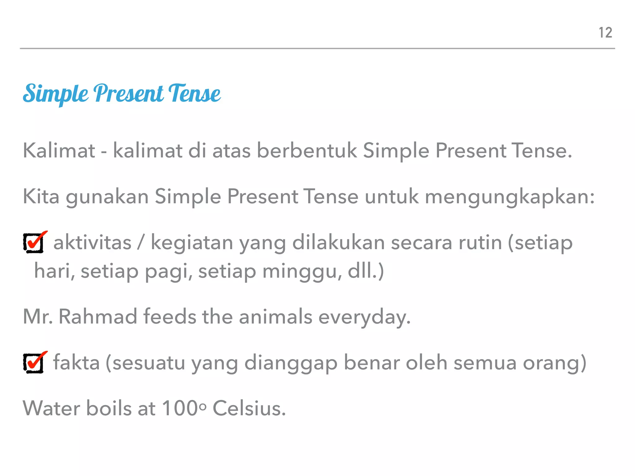 Grammar - Simple Present Tense | PPT