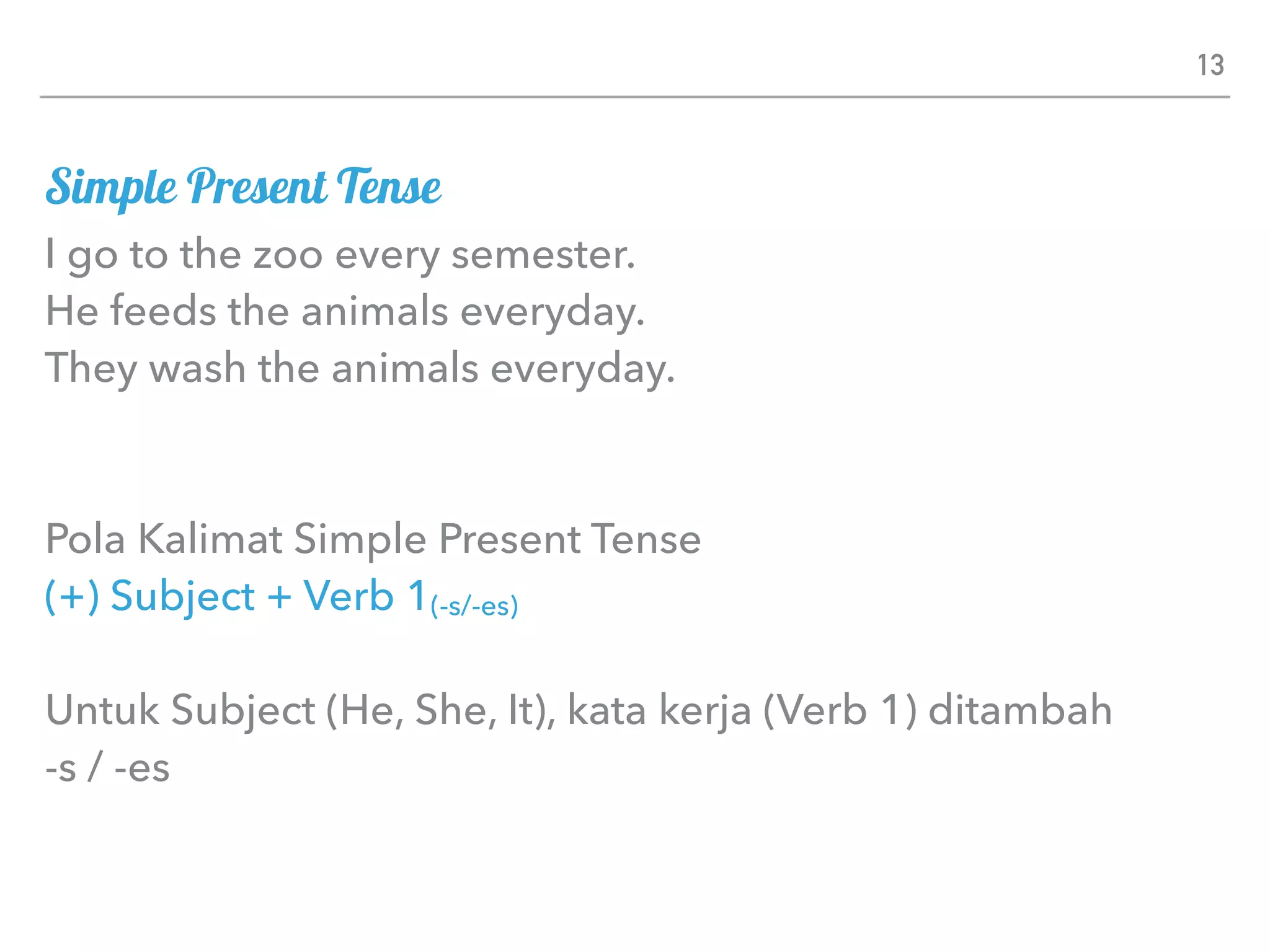 Grammar - Simple Present Tense | PPT