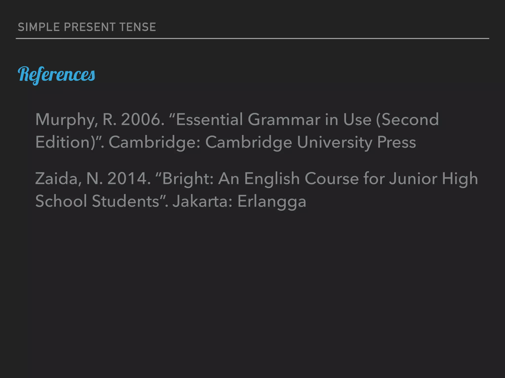 Grammar - Simple Present Tense | PDF
