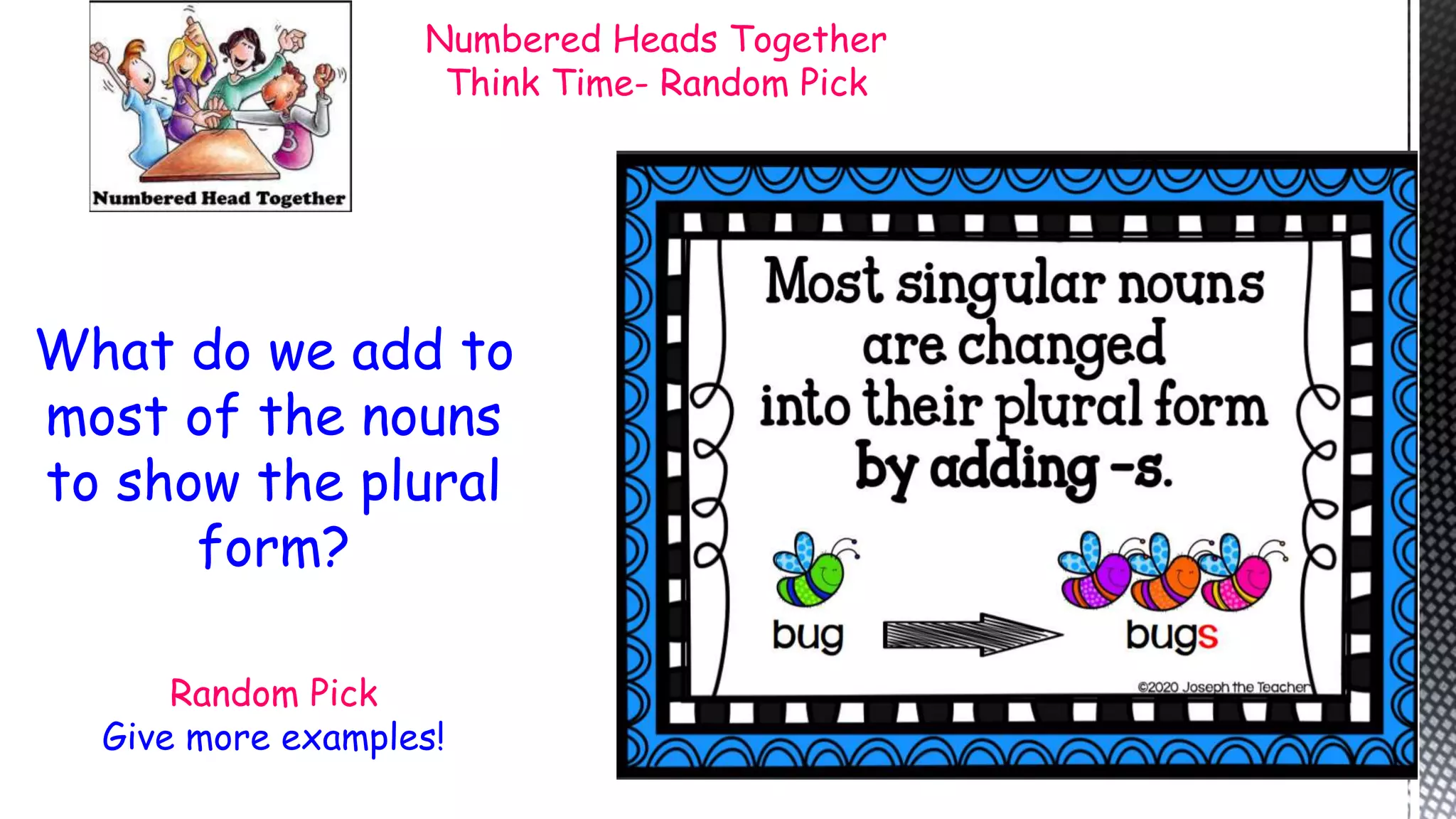 Grammar singular and plural nouns adding es | PPTX
