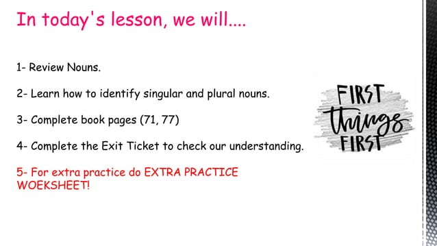 Grammar singular and plural nouns adding es | PPTX