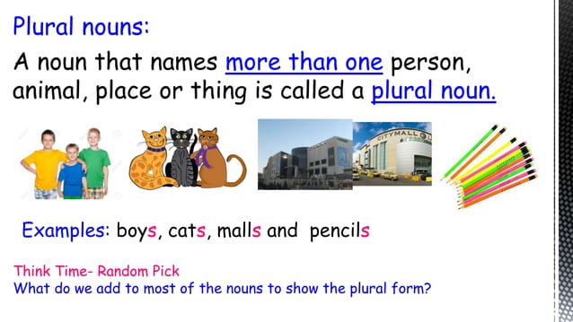 Grammar singular and plural nouns adding es | PPTX