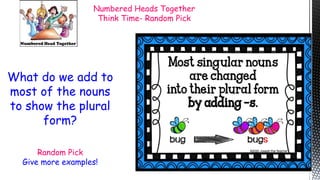 Grammar singular and plural nouns adding es | PPTX