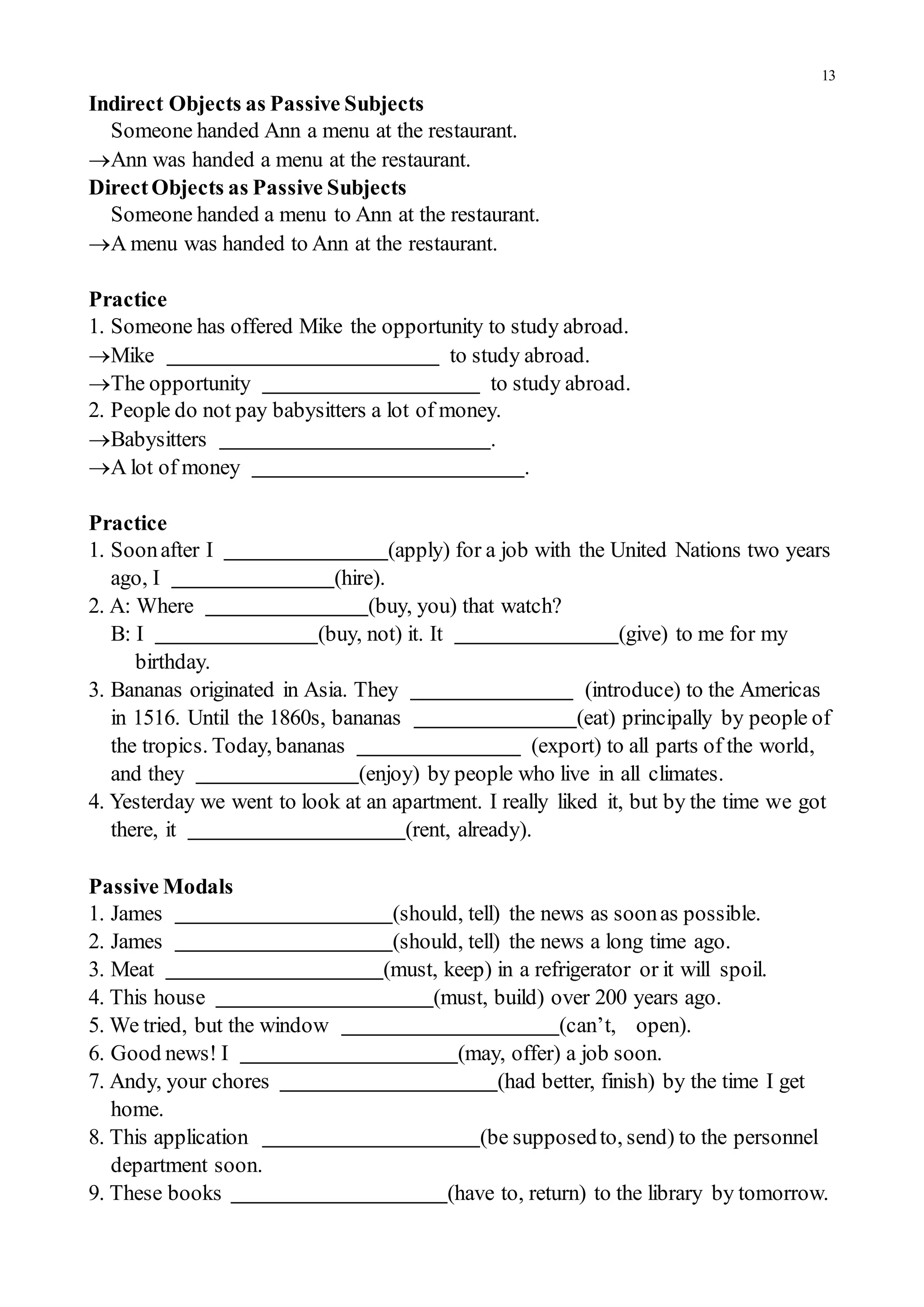 CREATIVE THINKING - Grammar Tenses | DOCX
