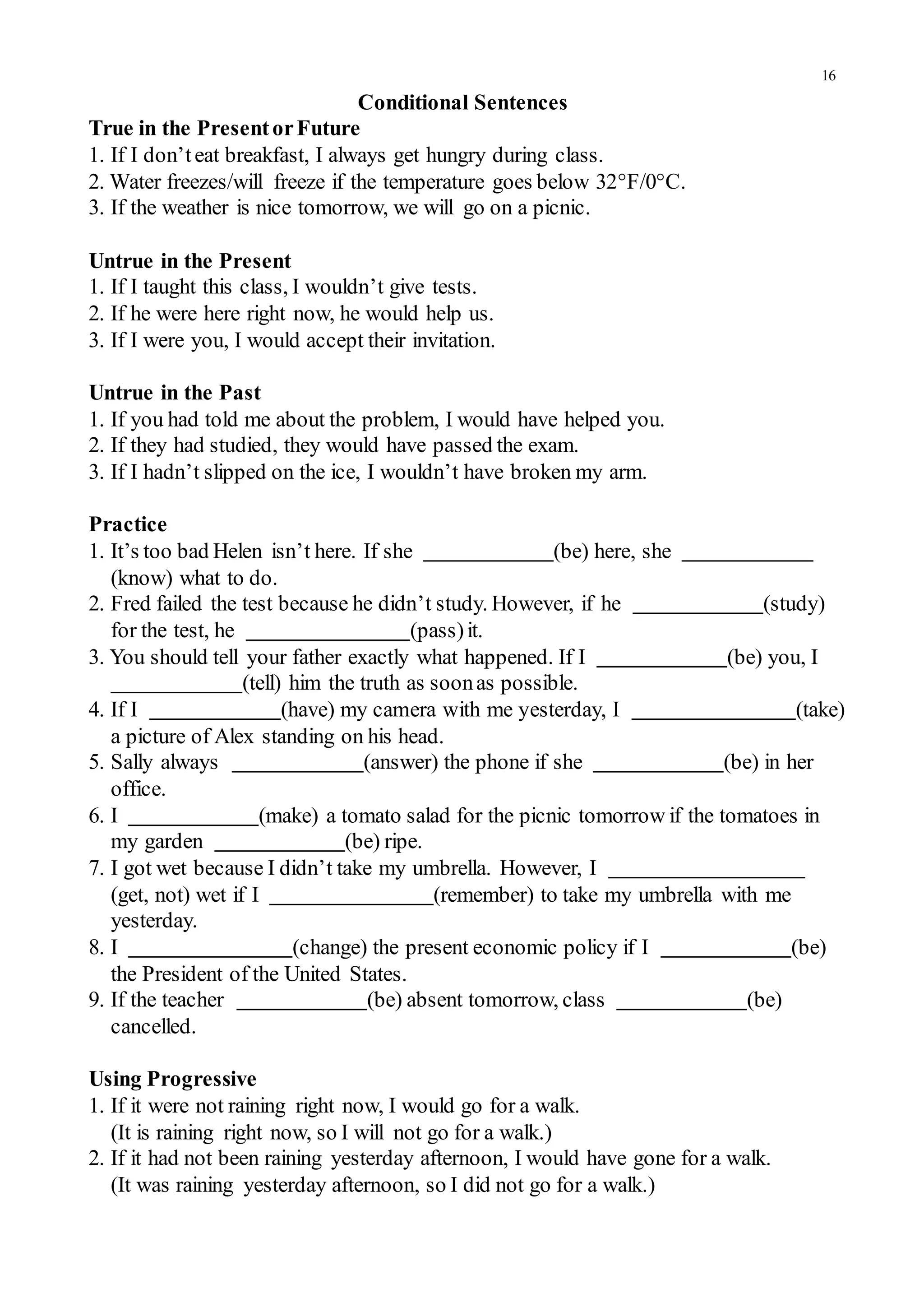 CREATIVE THINKING - Grammar Tenses | DOCX