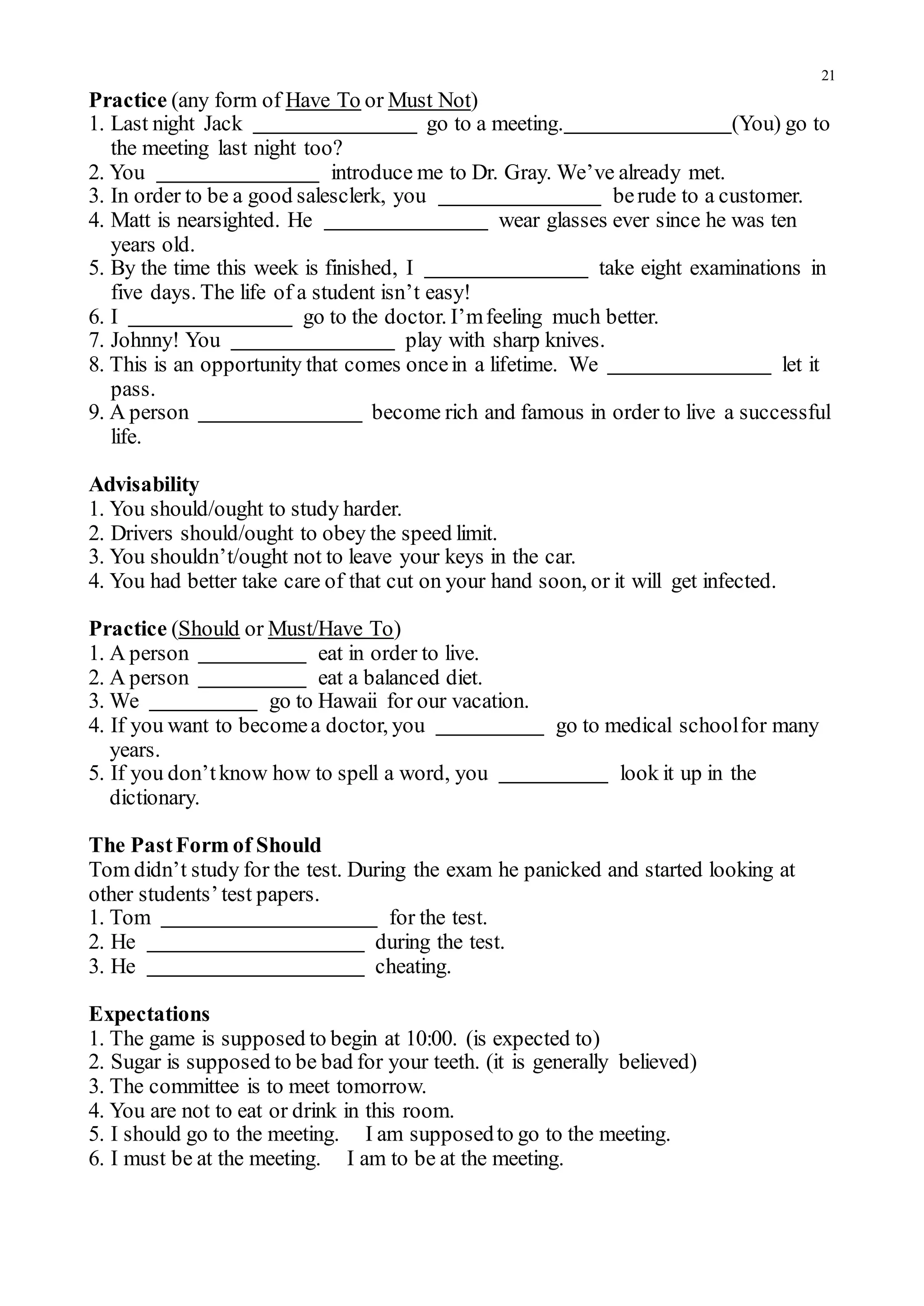 CREATIVE THINKING - Grammar Tenses | DOCX