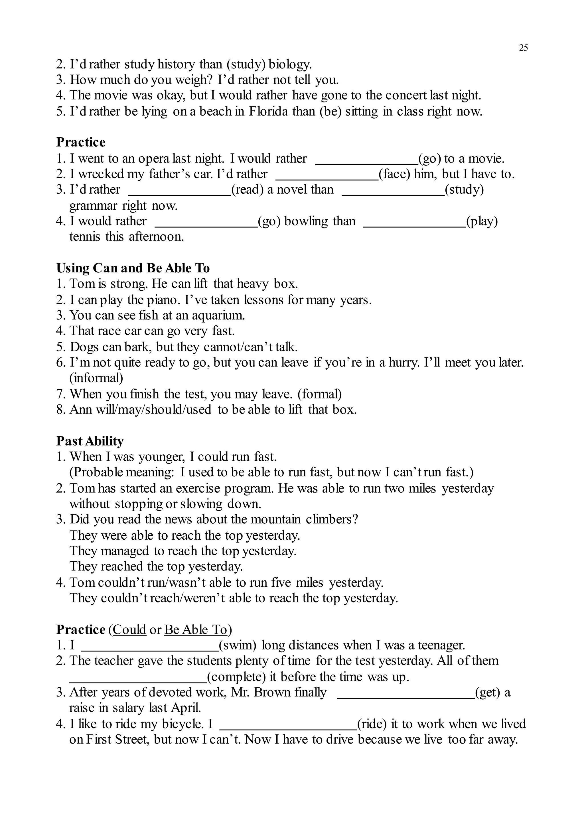 CREATIVE THINKING - Grammar Tenses | DOCX