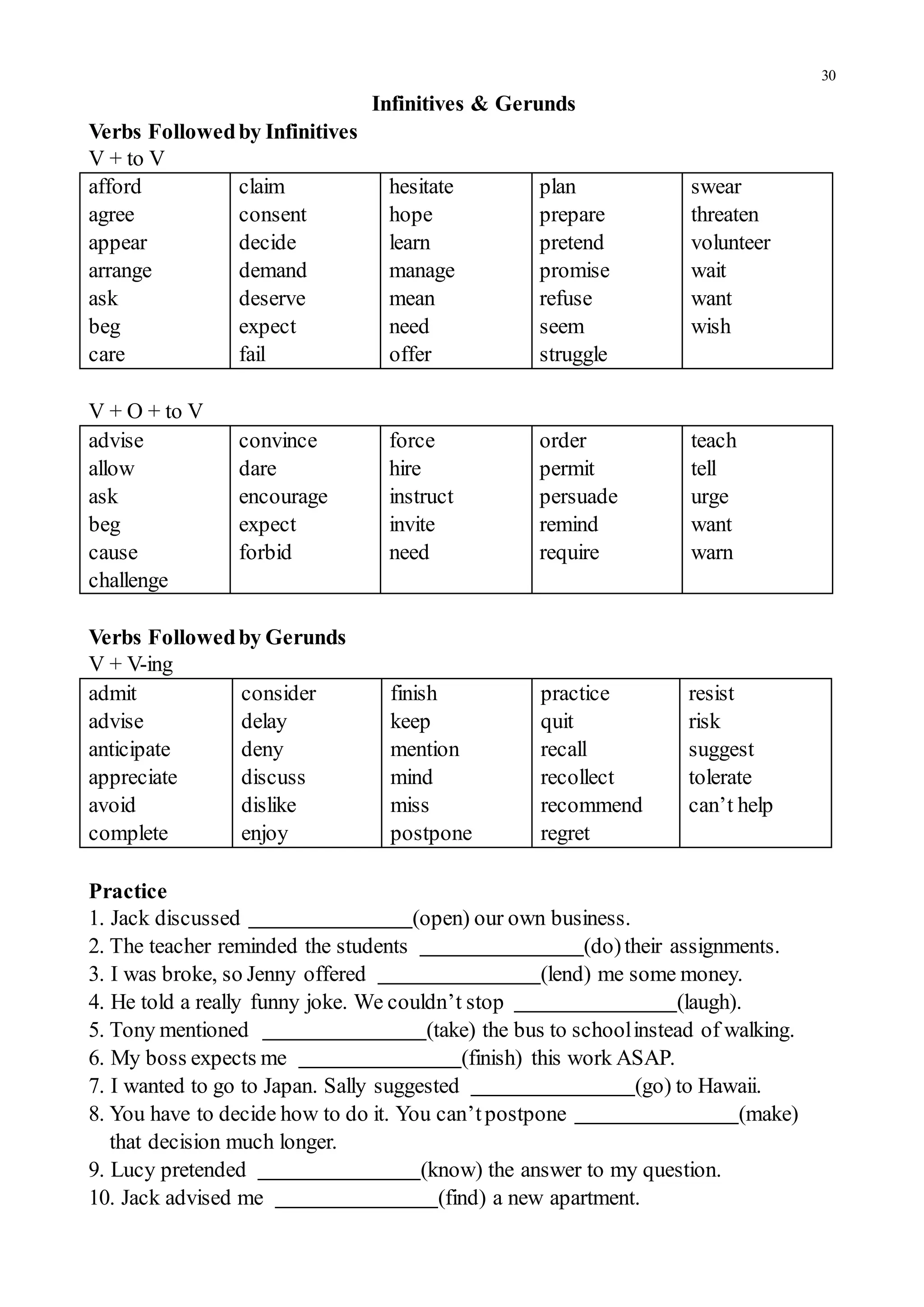 CREATIVE THINKING - Grammar Tenses | DOCX