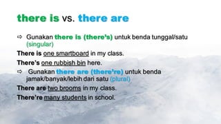 Grammar - THERE IS and THERE ARE | PPT