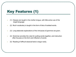 Grammar translation-A Summary | PPT