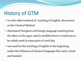 Grammar translation method | PPT