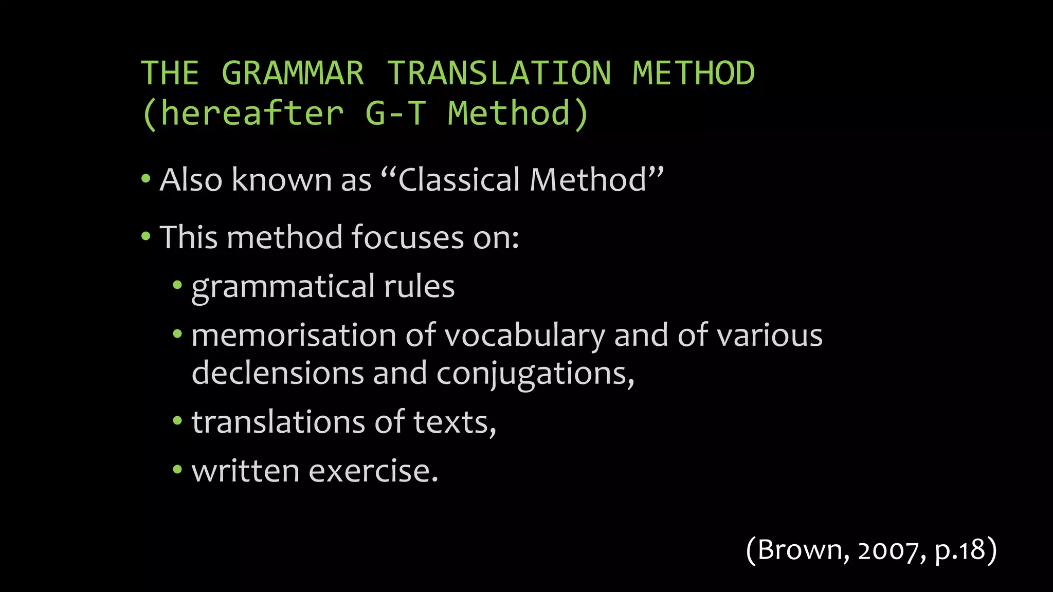 TSLB3033 Principles and Practice in English Language Teaching - Grammar ...