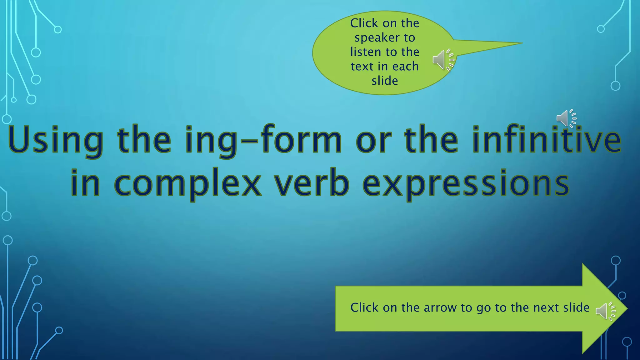 Grammar use the right form of the verb | PPT