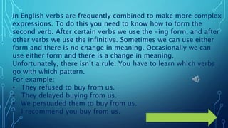 Grammar use the right form of the verb | PPT