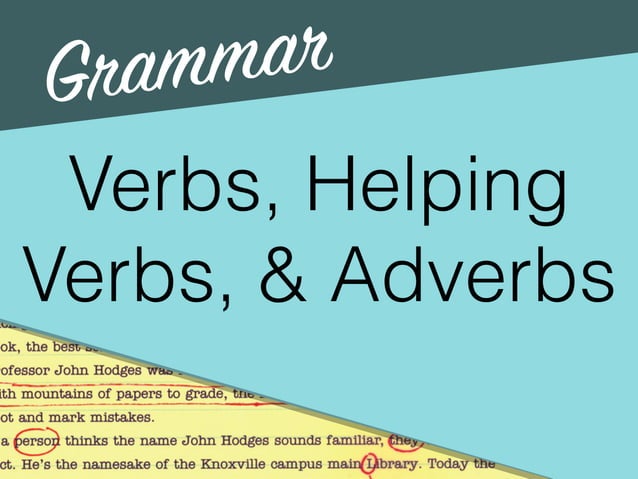 Grammar: Verb Types | PPT