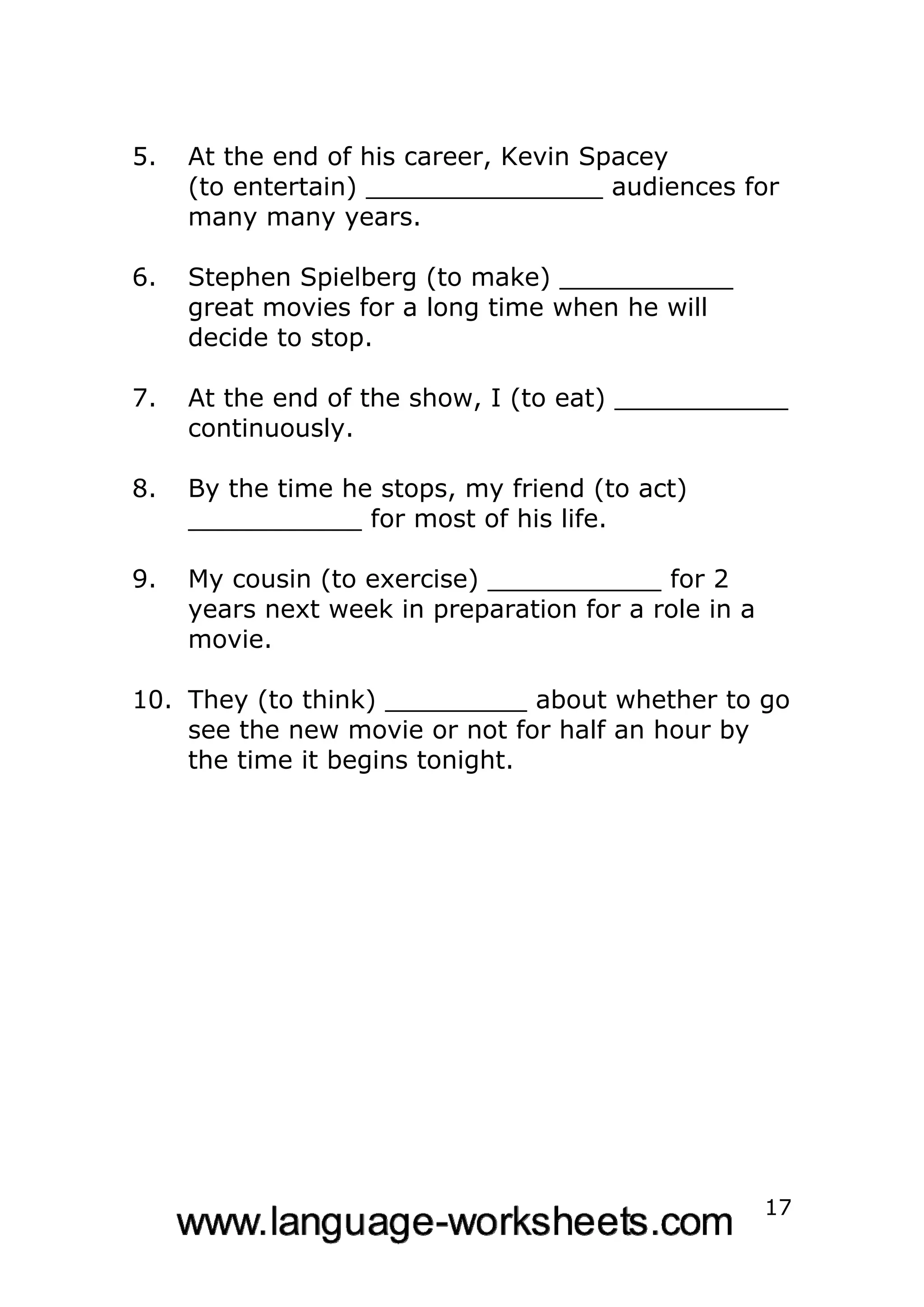 Grammar worksheets-secondary | PDF