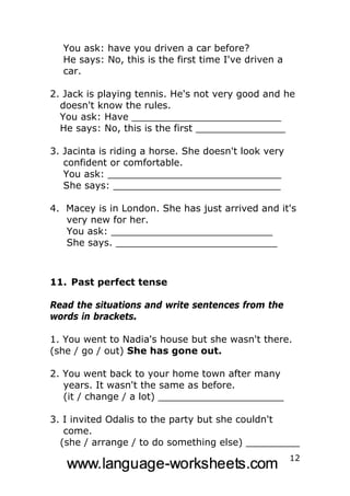 Grammar worksheets-secondary | PDF