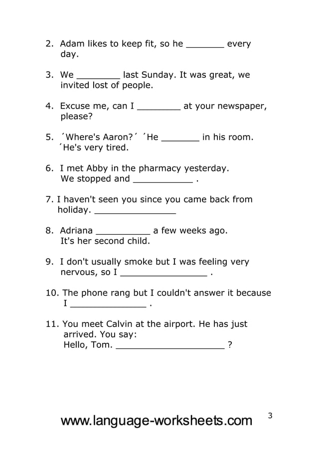 Grammar worksheets-secondary | PDF