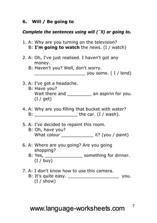 Grammar worksheets-secondary | PDF
