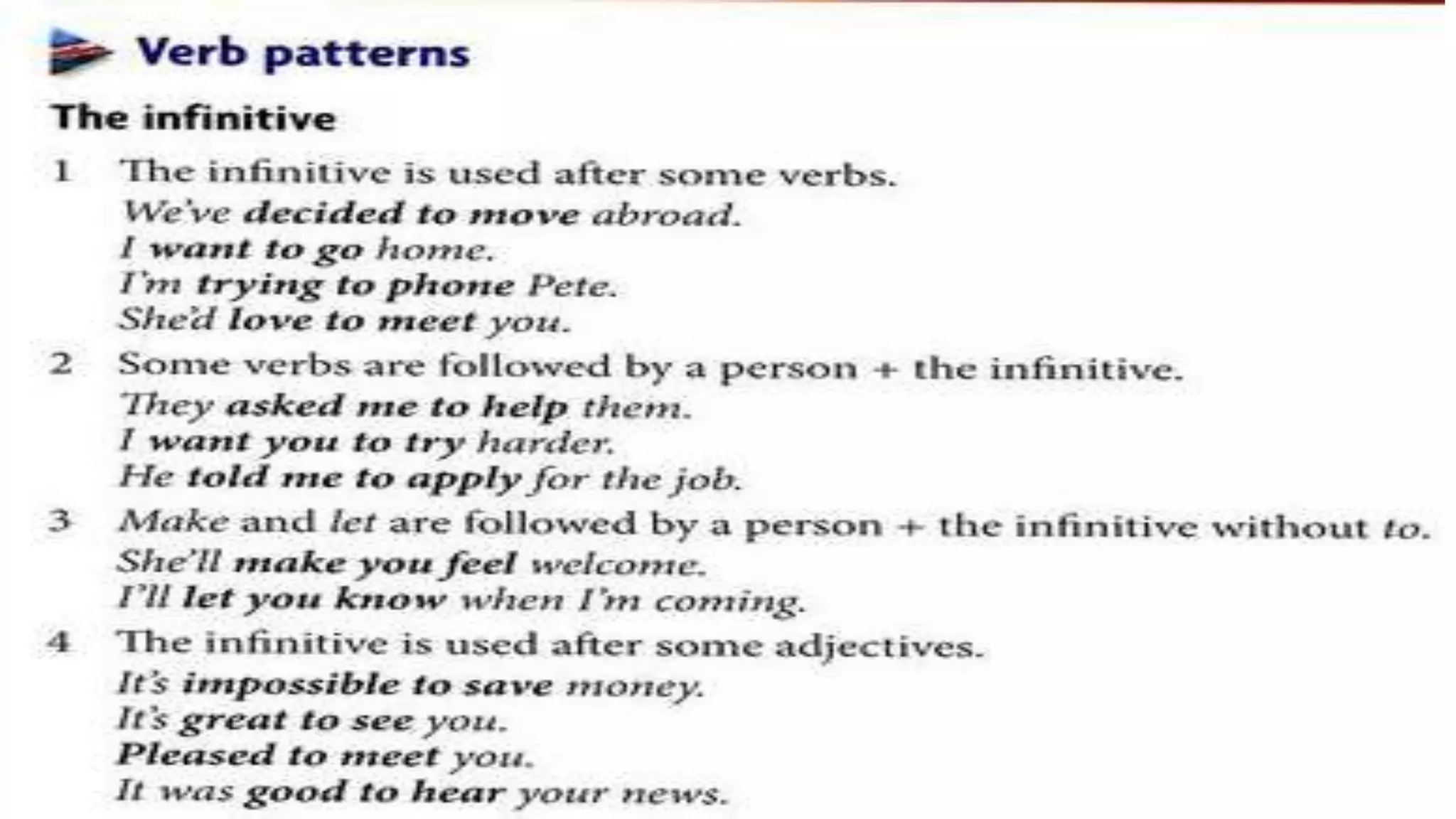 GRAMMAR-infinitive | PPTX