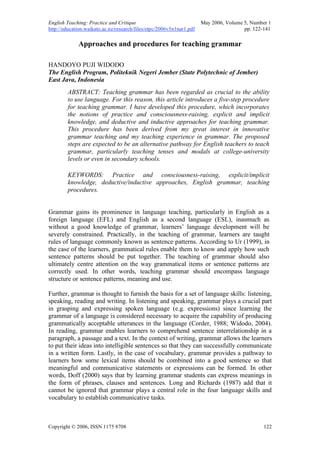 Grammar 1 | PDF | Education