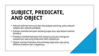 Materi Grammar Untuk English Score Uniska | PPTX