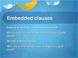 Grammar 1 -_sentence_structure_and_word_types | PPT
