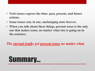 Grammar 1 tenses | PPTX