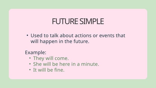 basic grammar 1 - simple tenses powerpoint | PPTX