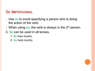 Spanish 2 Grammar Book | PPTX