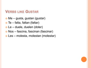 Spanish 2 Grammar Book | PPTX