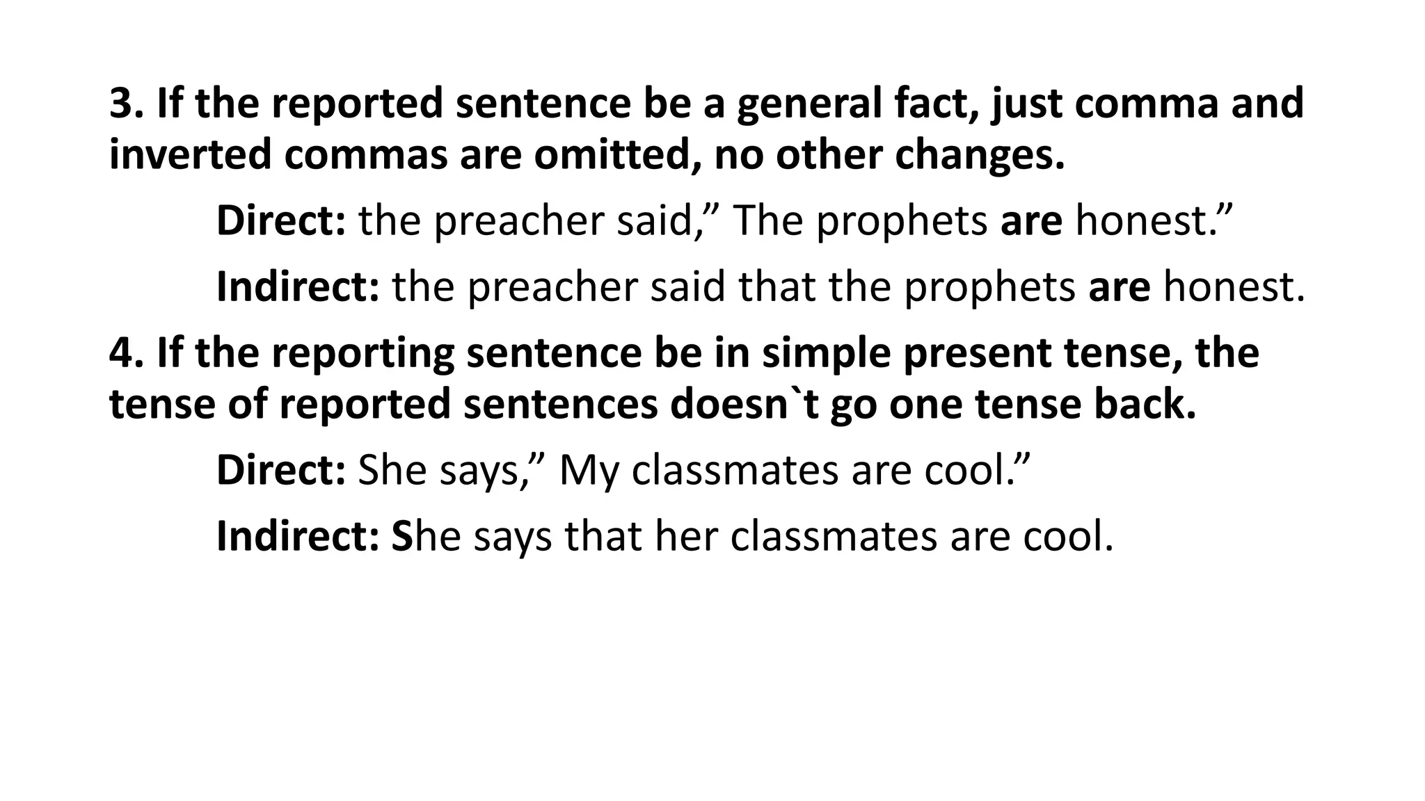 Grammar 48 Direct and Indirect speech is the fundamental lesson of ...