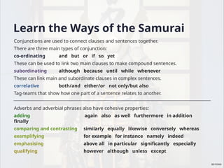 Grammar 6 Conjunctions PowerPoint for SPpptx | PPT