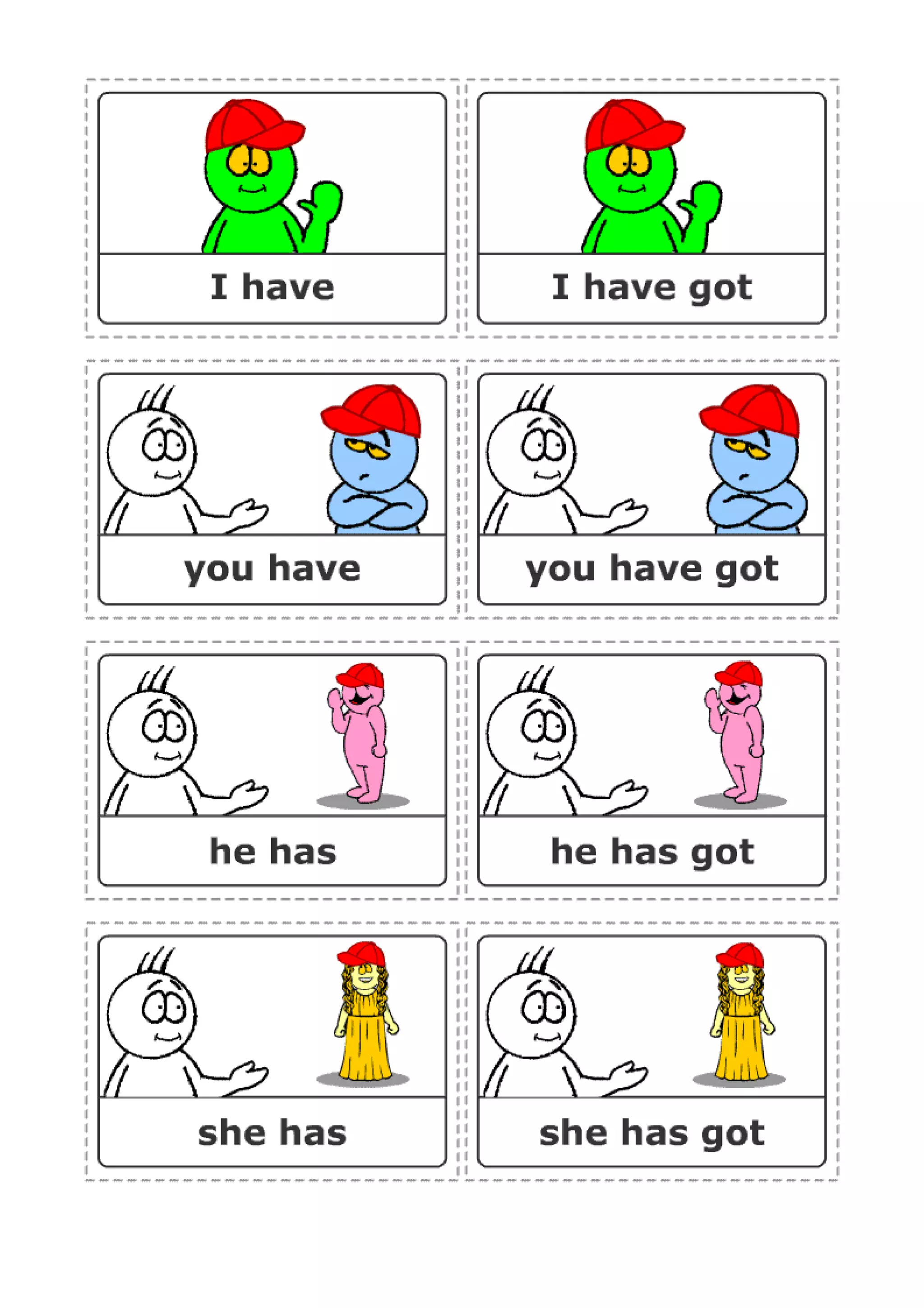 Grammar7flashcards | PDF