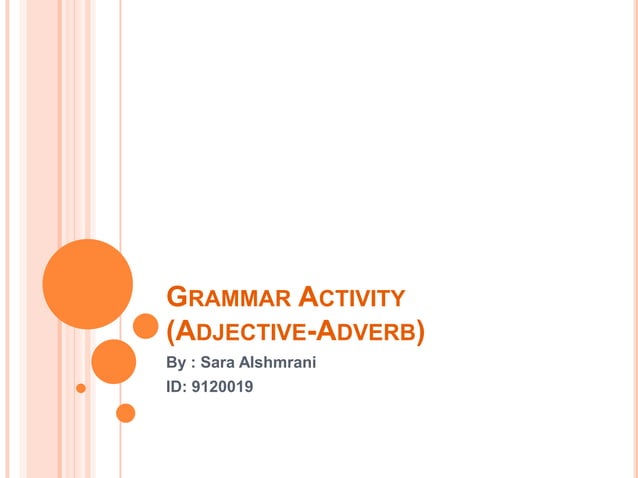 Grammar activity | PPTX