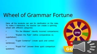 Bigger, Faster, Stronger: Engaging Grammar Adventure on Comparatives ...