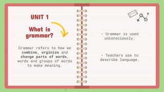 Grammar and lexis | PPTX