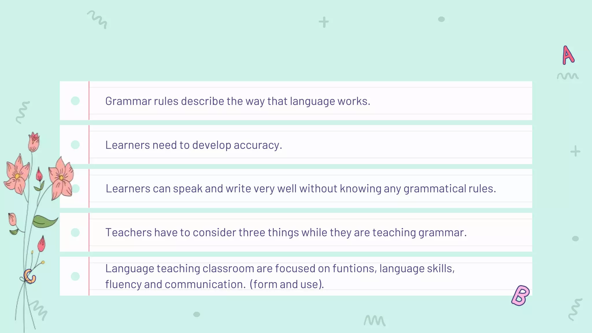 Grammar and lexis tkt | PPTX