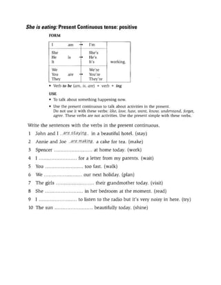 present continuous | DOCX