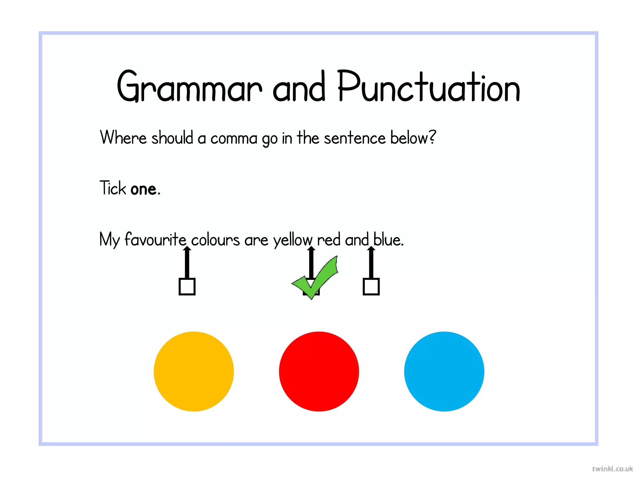 Grammar and punctuation | PPT