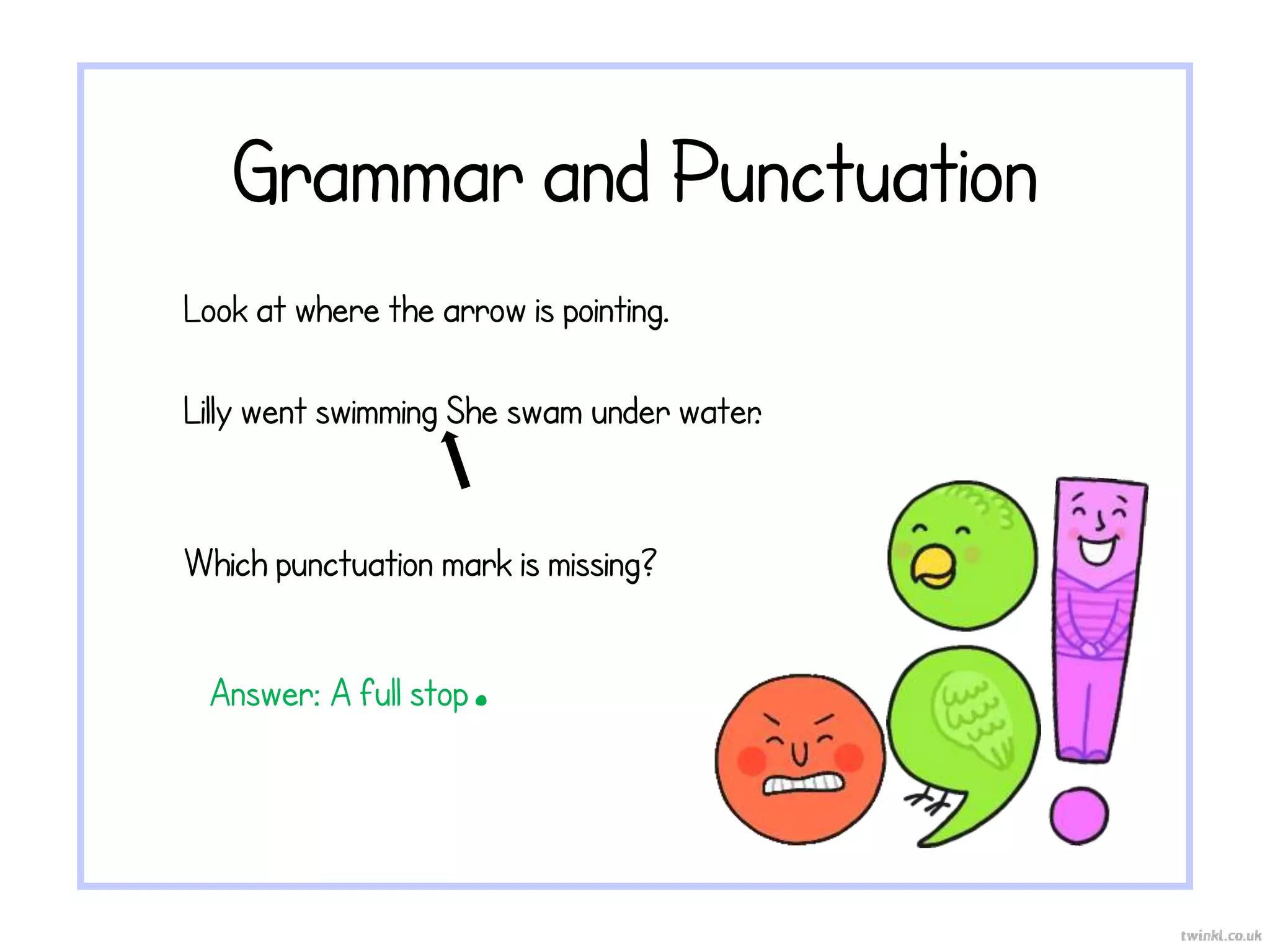Grammar and punctuation | PPT
