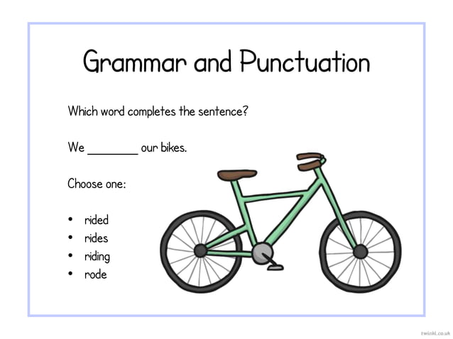 Grammar and punctuation | PPT
