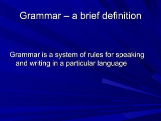 Grammar and punctuation | PPT