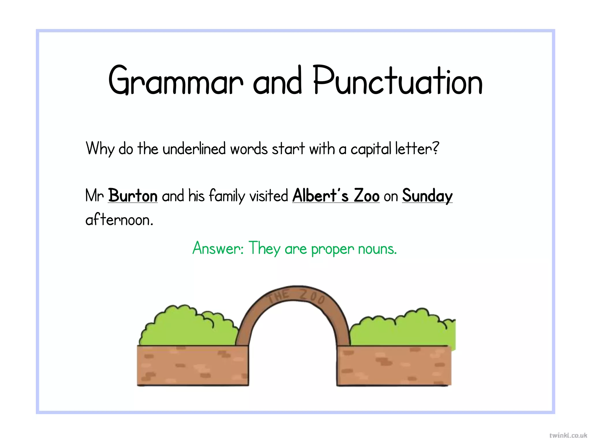 Grammar and punctuation power point | PPT
