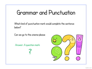Grammar and punctuation power point | PPT