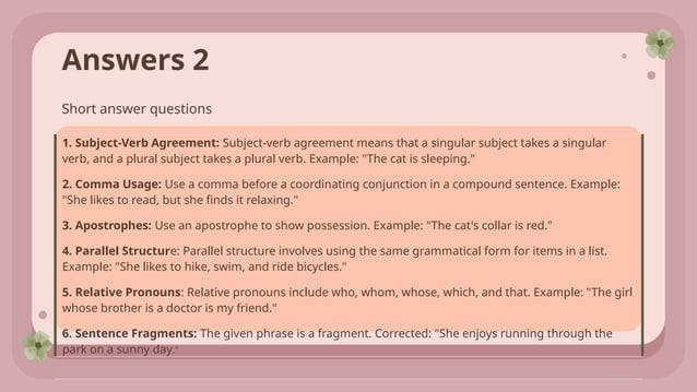 Grammar and Sentence Structure Refinement - Language Arts - 8th grade ...